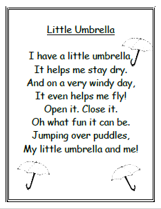 Poem #3: “Little Umbrella” – Division 10